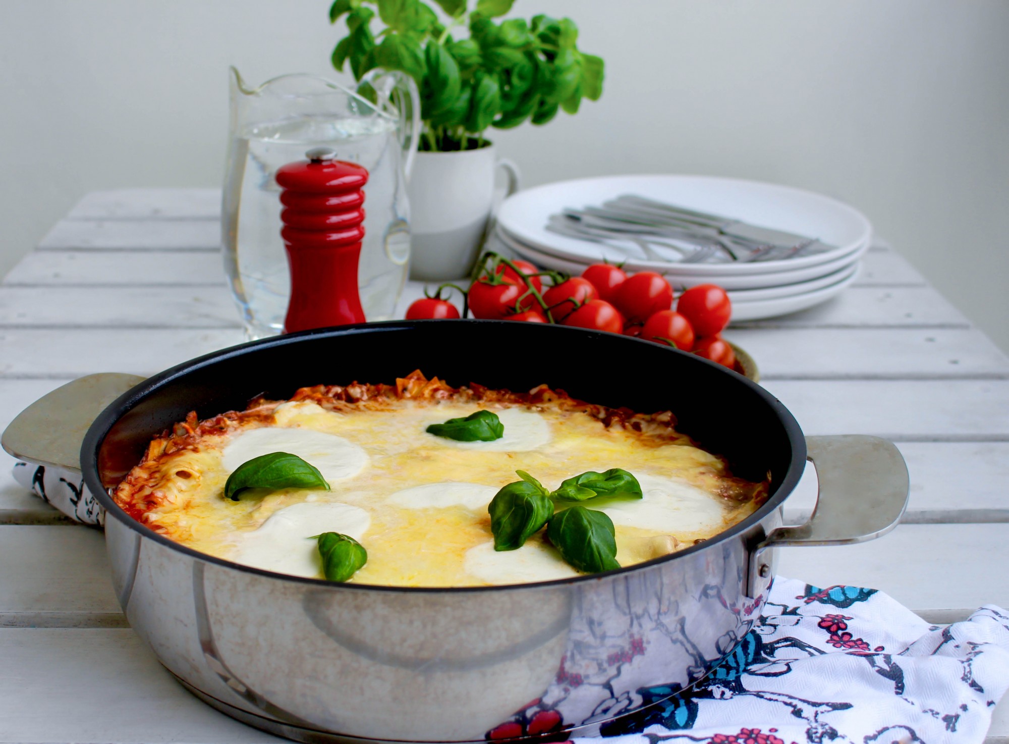 Lasagne i stekpanna- one pot lasagna - ZEINAS KITCHEN
