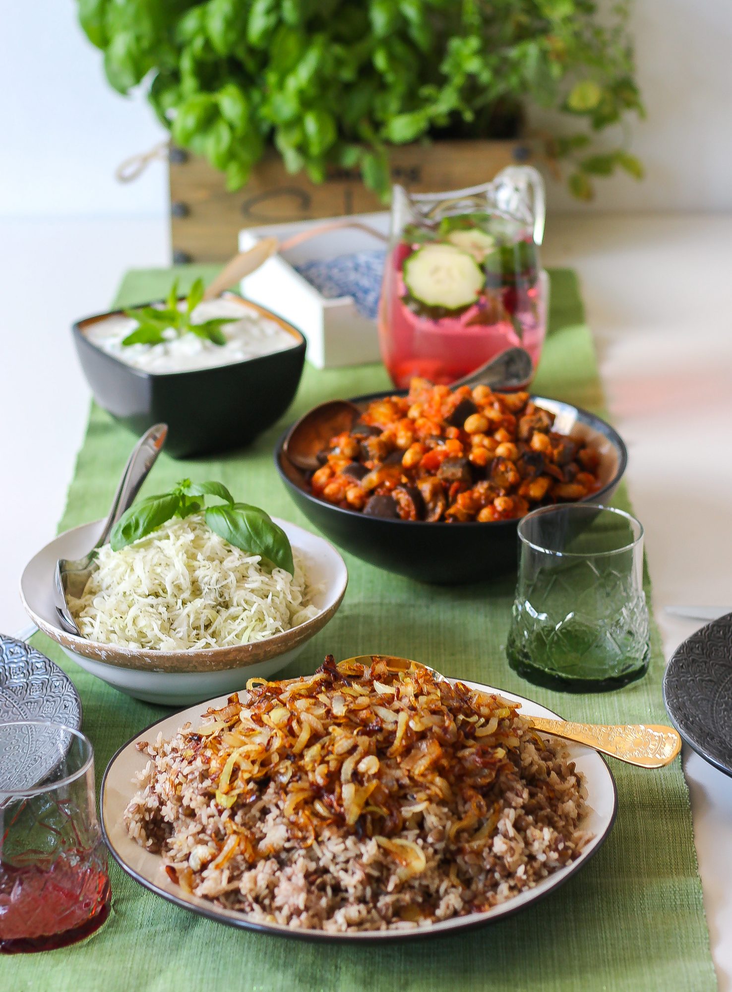 Libanesisk middag- Vegetariskt - ZEINAS KITCHEN