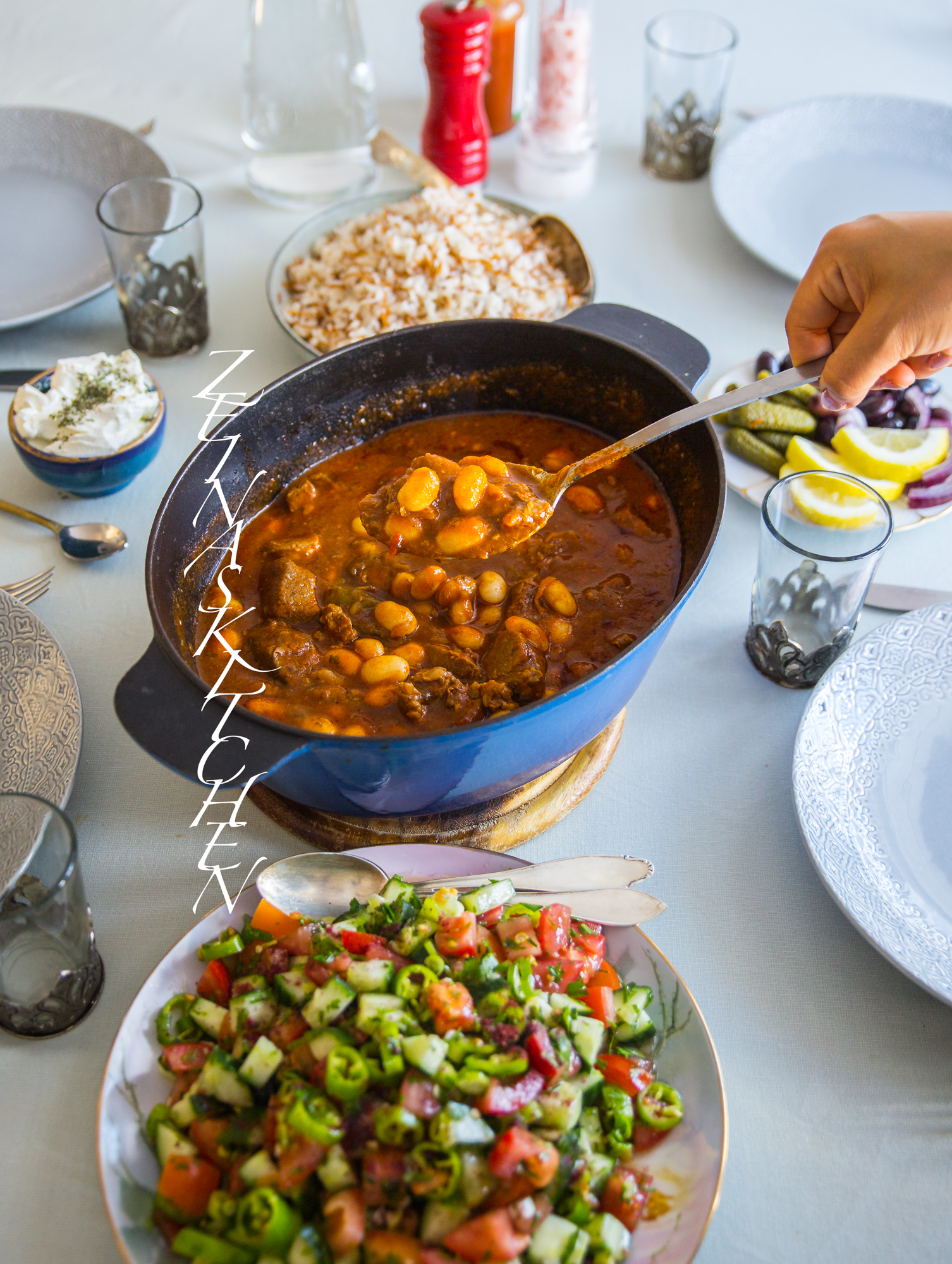 Fasolia med koriander - ZEINAS KITCHEN