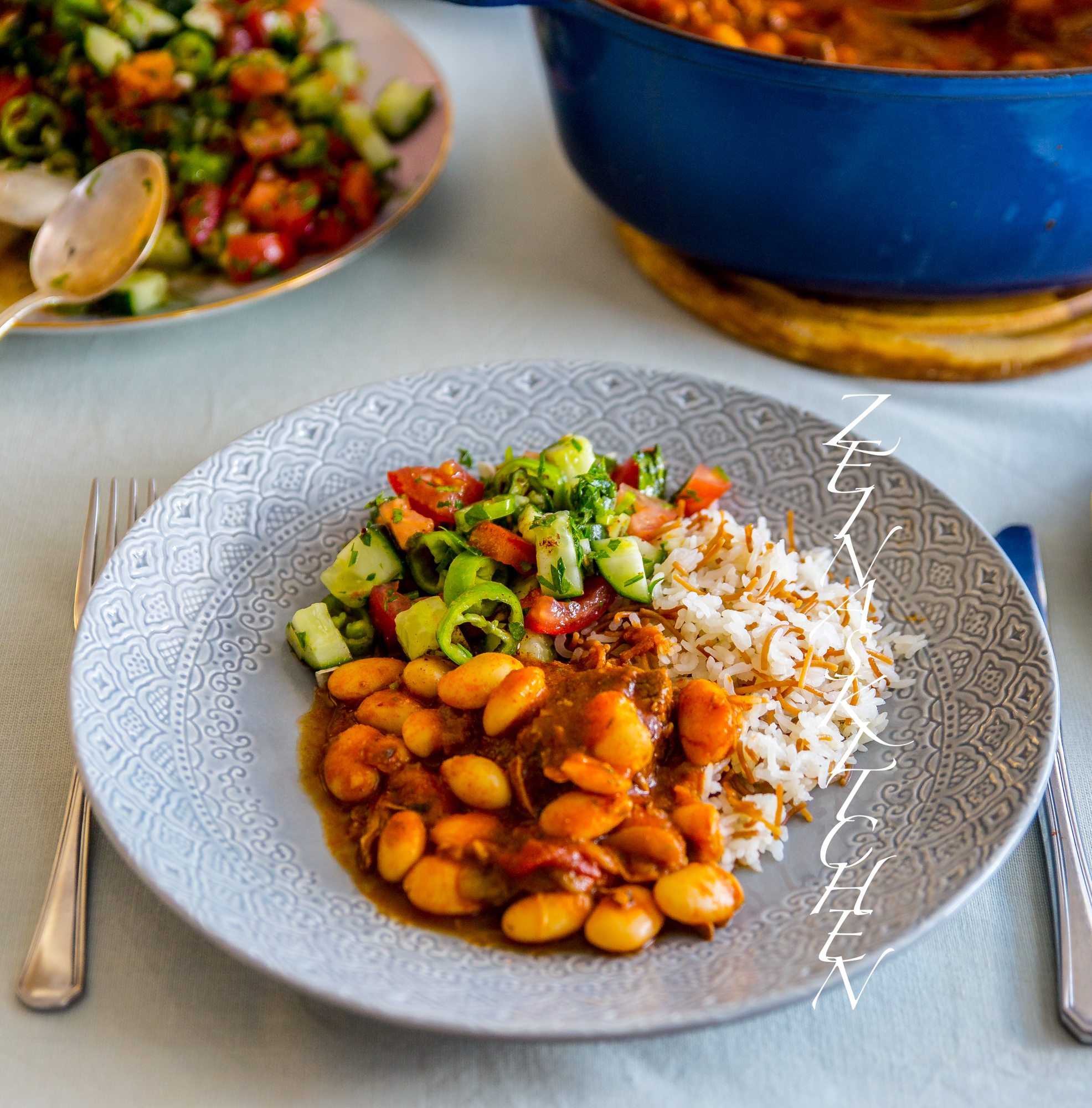 Fasolia med koriander - ZEINAS KITCHEN