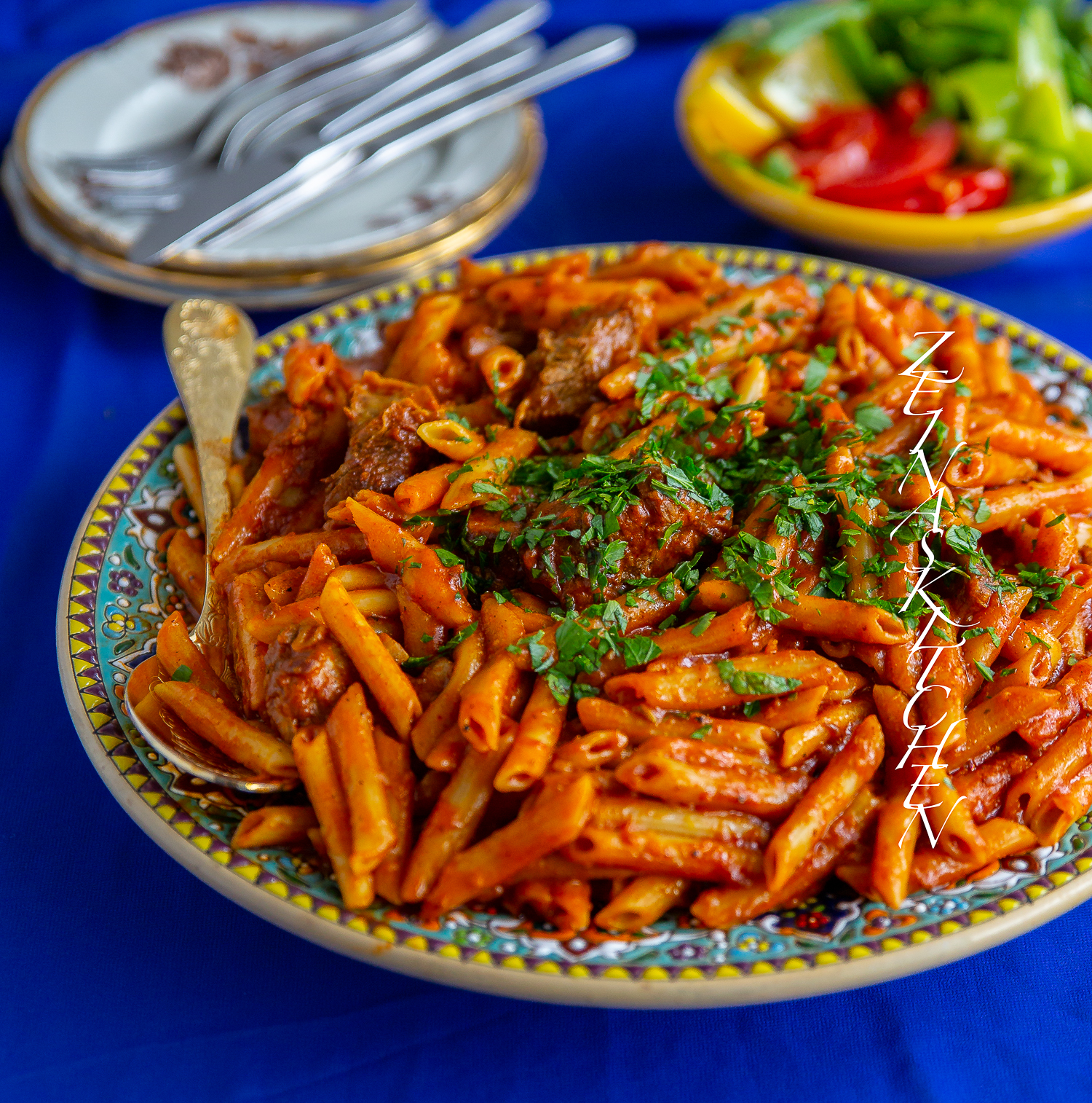 Makarona mbakbka- Libysk one pot pasta - ZEINAS KITCHEN