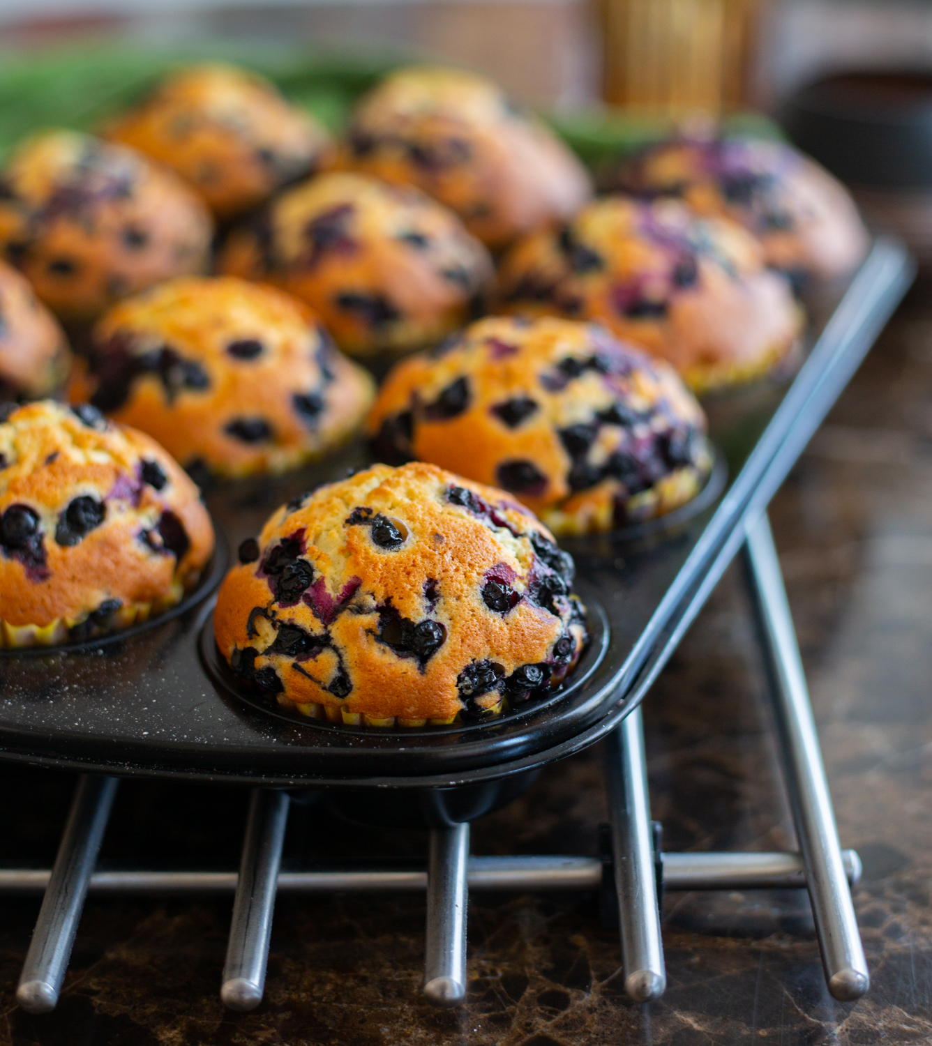 Blåbärsmuffins Zeinas Kitchen