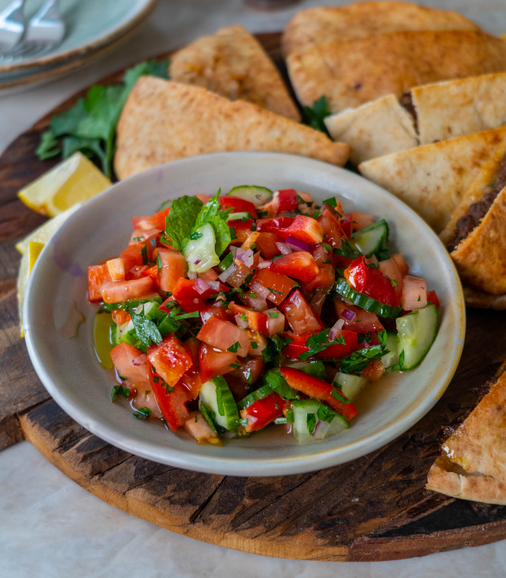 Egyptisk salata baladi - Zeinas Kitchen